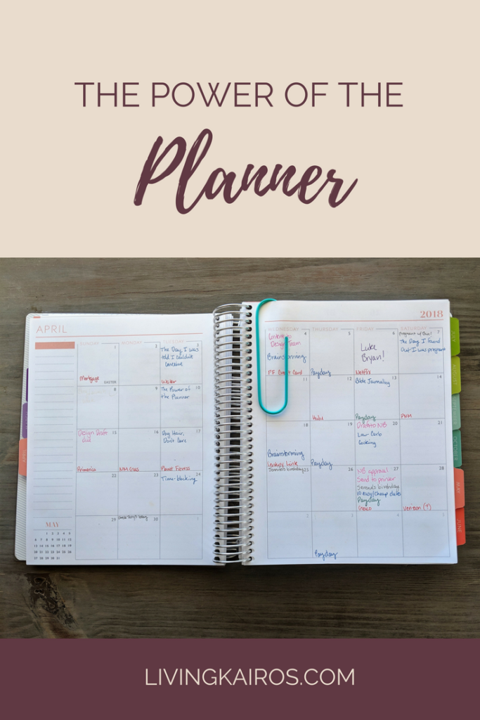 The Power of the Planner - Living Kairos